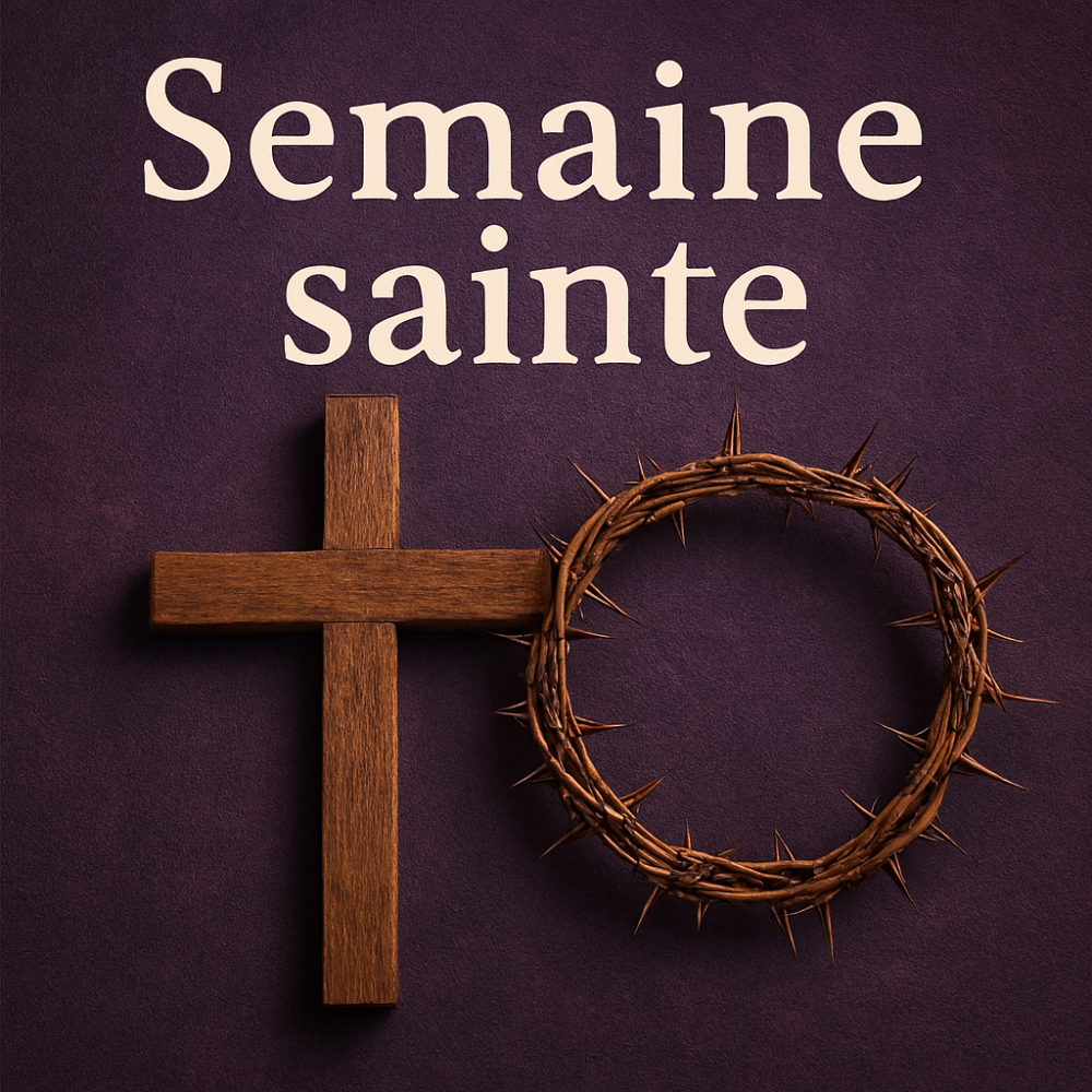 HORAIRES DE LA SEMAINE SAINTE ET PAQUES 2026 - ÉGLISE NOTRE DAME DE LAEKEN